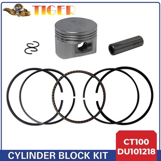 Kawasaki CT100 Tiger Cylinder Block Kit (w/ Piston, Piston Rings, Pin ...