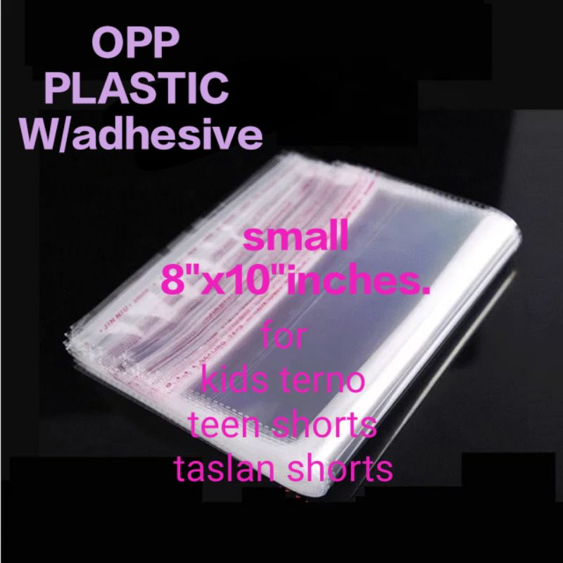 OPP adhesive plastic small size available 50/100pcs | Shopee Philippines