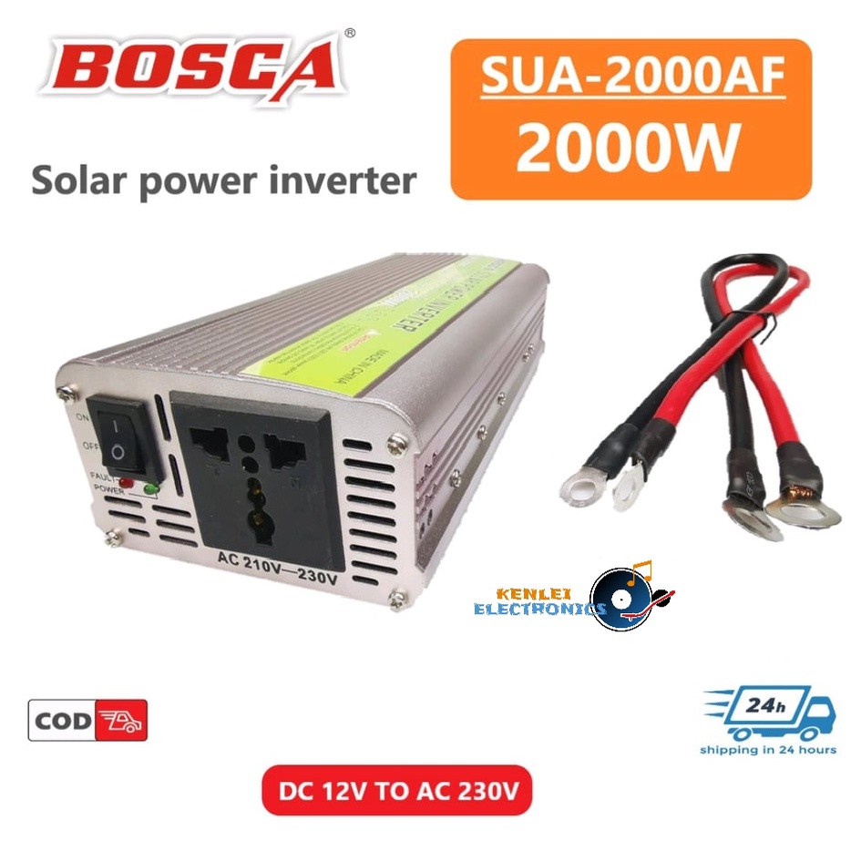 Bosca Sua-2000AF 2000W 12V Dc To 230V AC Solar Energy Emergency Power ...