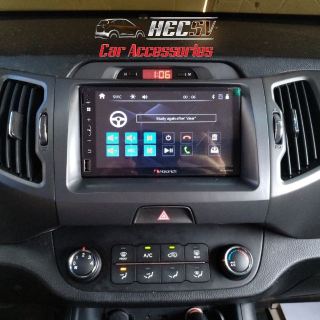 Kia Sportage 2din Stereo Panel + Nakamichi Head unit Touchscreen 7 inch ...