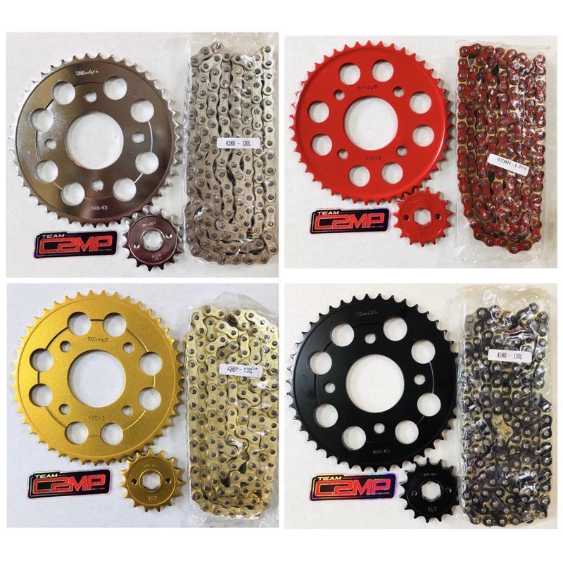 Mody5 Sprocket Steel Set 428 15 43 Honda Sonic RS 150 GTR 150 | Shopee ...