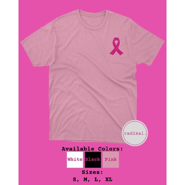 Pink Ribbon Mininmalist Shirt / Leni Robredo 2022 Unisex | Shopee ...