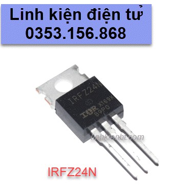 Irfz24n IRFZ24 Z24 Genuine new N-channel MOSFET components TO-220 55V ...