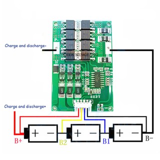 3S 12V 20A Lithium Battery Protection Board 11.1V 12.6V Overcharge and ...