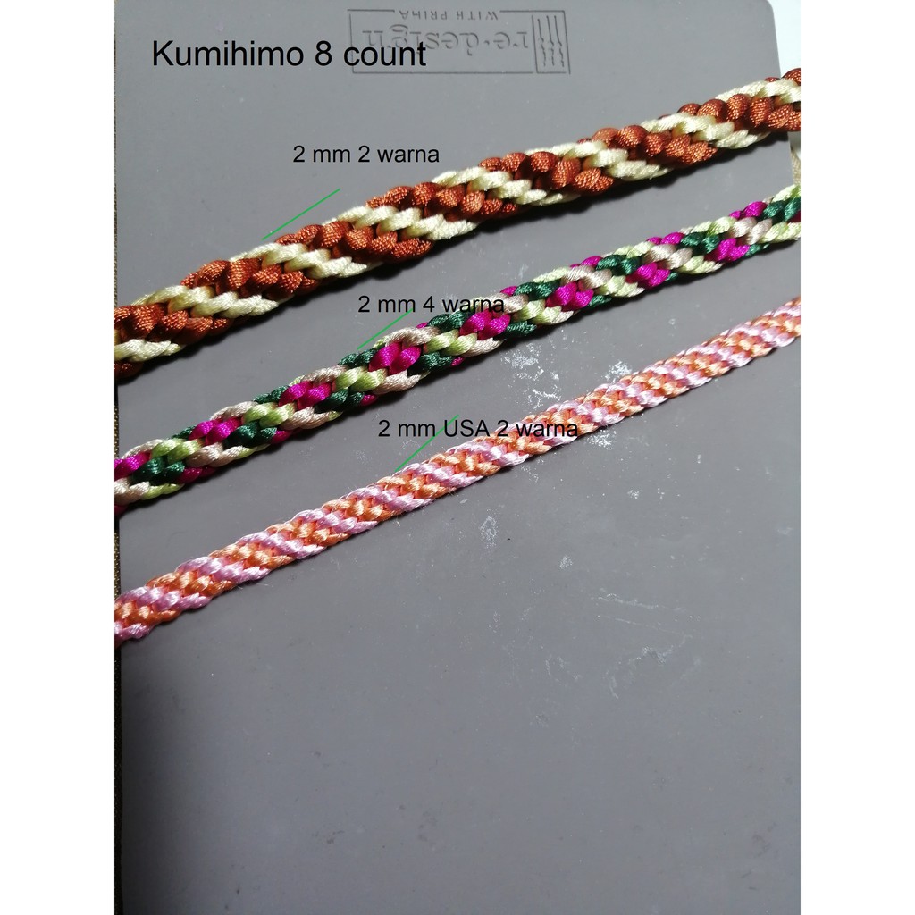Kumihimo rope 2 mm VARIANT | Shopee Philippines