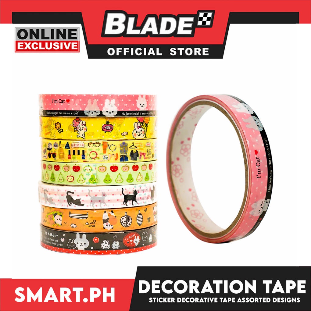 Gifts Decorative Tapes (Assorted Designs) | Shopee Philippines