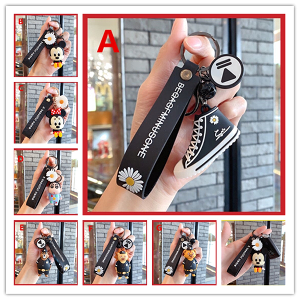 Kpop Bigbang G-Dragon Keychain Keyrings with Daisy Flower and ...