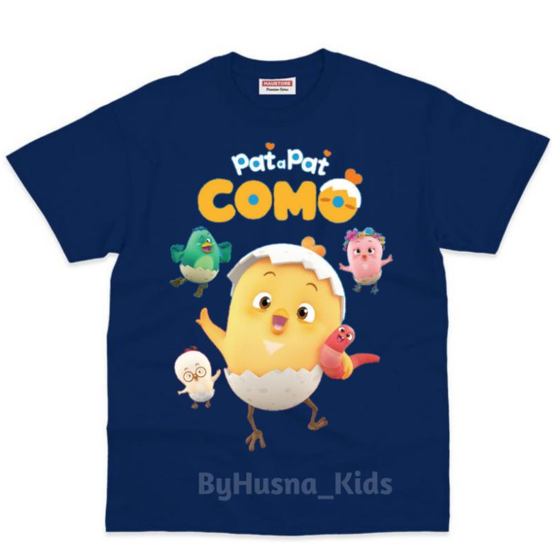 Como Children's T-Shirts PAT A PAT COMO Cartoon YOUTUBE Moslemb Tops ...