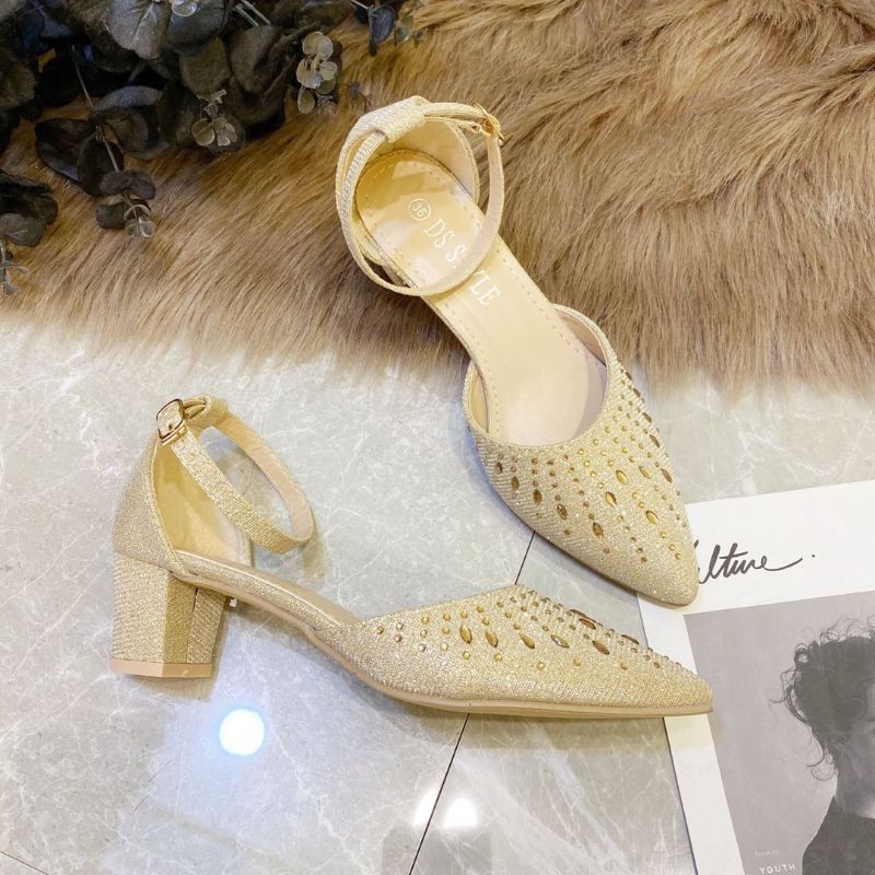 mkc korean Elegant fashion pointed heels for women 8911-2 | Shopee ...