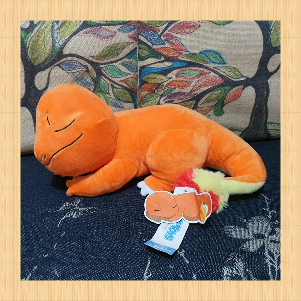 CHARMANDER Sleeping Pokemon Plush Toy (30cm) Pokemon Nintendo | Shopee ...