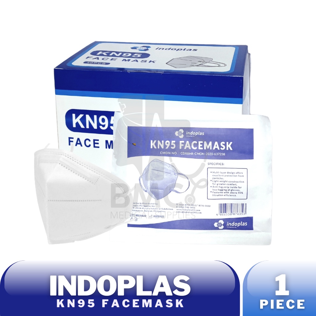KN95 Facemask - Indoplas [Sold Per Piece] | Shopee Philippines