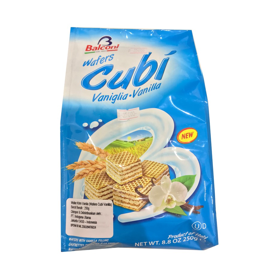 Balconi Wafers Cubi Vaniglia-vanilla 250g | Shopee Philippines