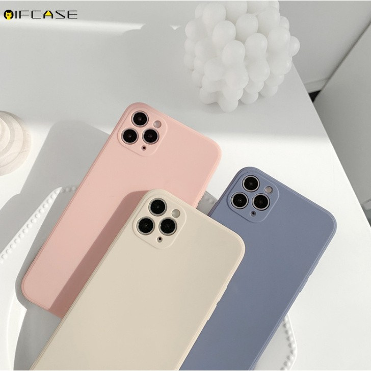 ITEL P37 P36 Phone Case Candy Color Plain Matte Fresh Simple Cute ...