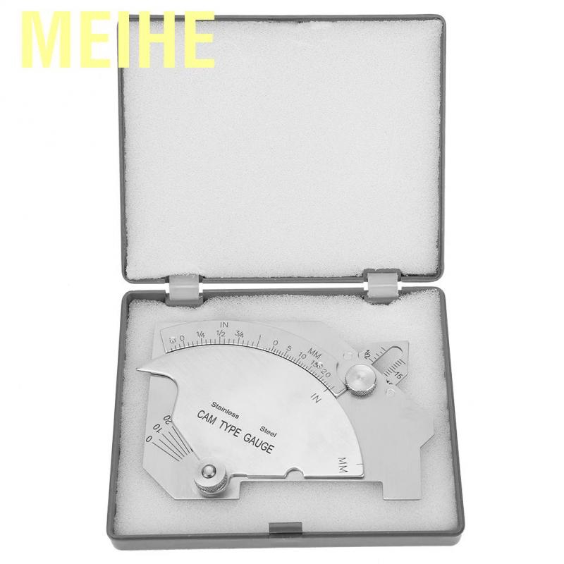 Meihe 【Gold Certified】Steel Welding Measure Tool MG-8 Weld Gauge Seam Inspection Ruler Bridge ...