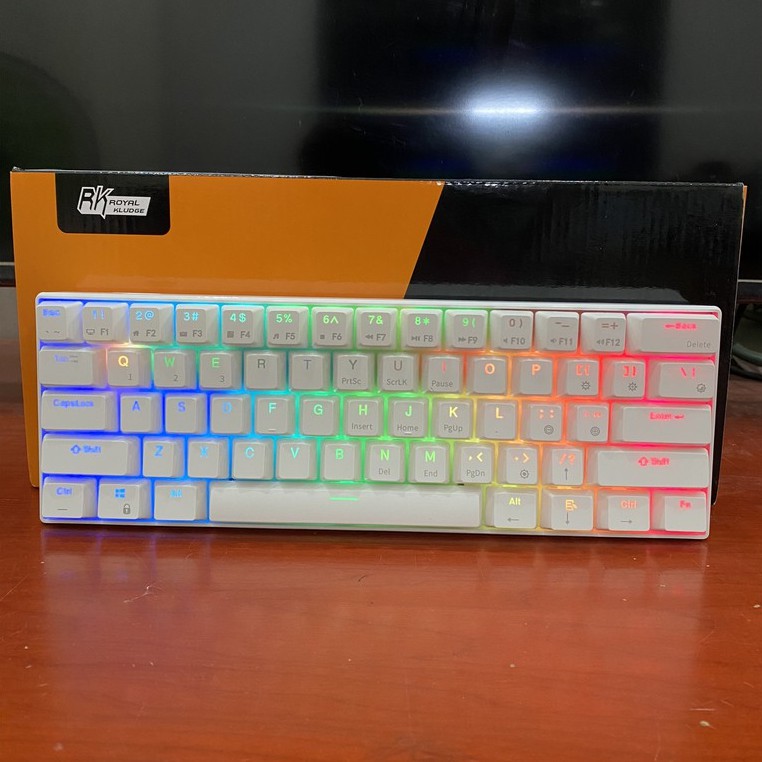 Rk61 RGB HOTSWAP - Royal Kludge RK61 RGB Wireless Mechanical Keyboard ...