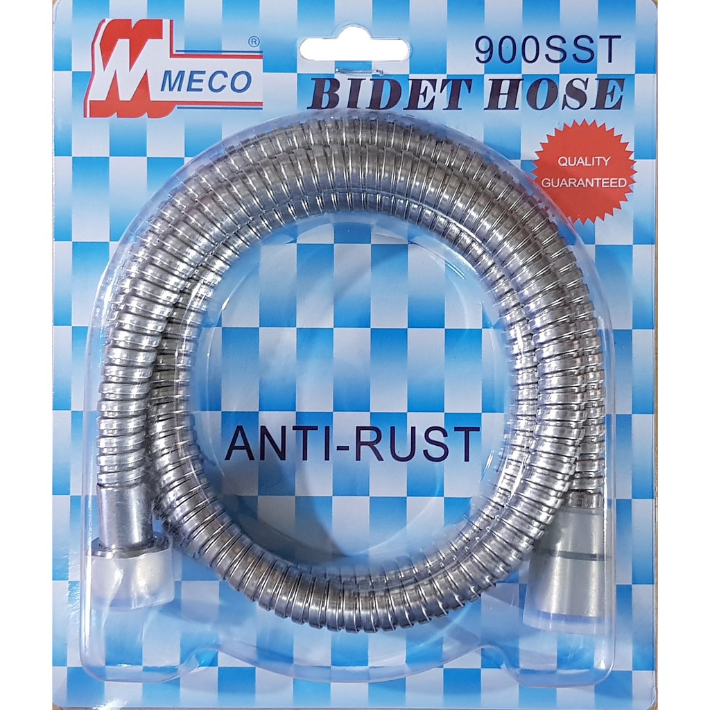 MECO Stainless Steel Bidet Hose 1.1 Meter 42 Inches | Shopee Philippines