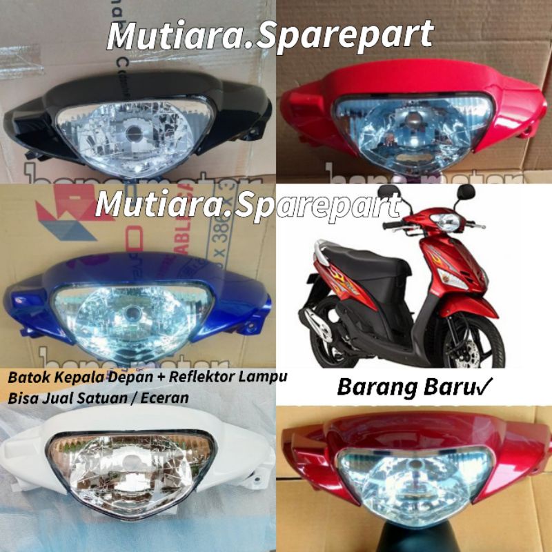 Mio Sporty Front Head Shell Plus Headlight Reflector | Shopee Philippines