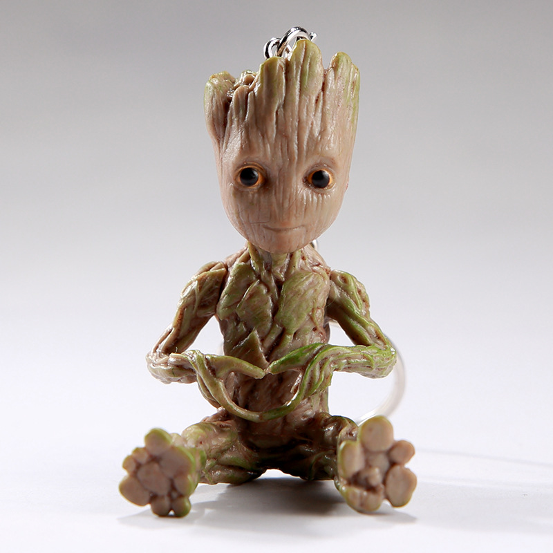Guardians Galaxy Figure Tree Man Keychains 3D Groot Keychain | Shopee Philippines