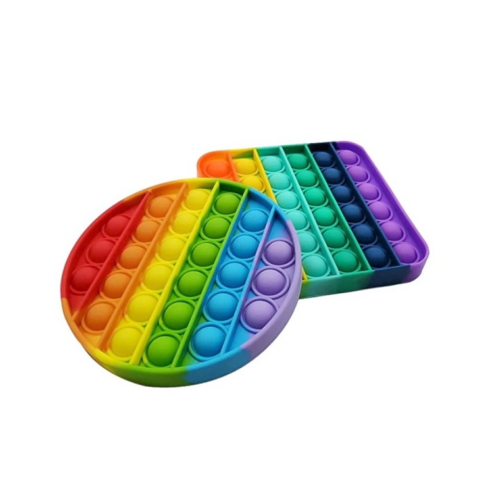 Unique POP ITS PUSH BUBBLE FIDGET SENSORY Toy TOYS Lost Kids STRESS ...
