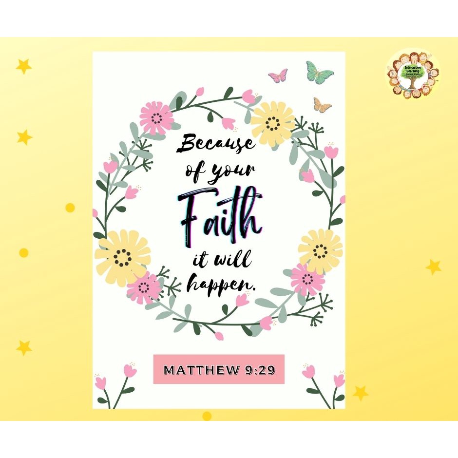 Bible Verses A4 Laminated | Shopee Philippines