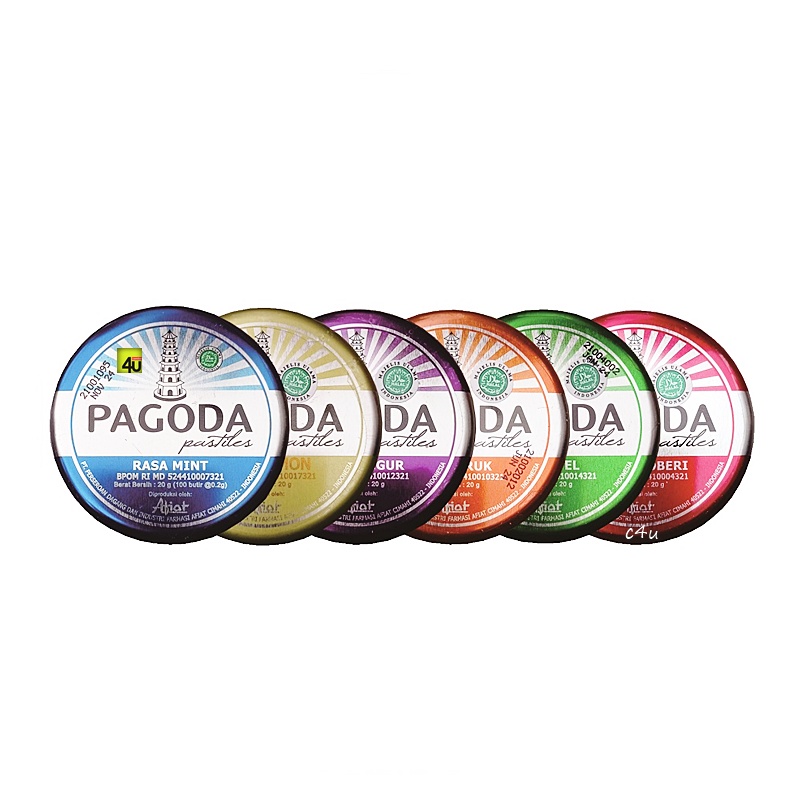 Pagoda Pastiles CLASSIC - Indonesian Legend Pastiles Candy - 20gr ...