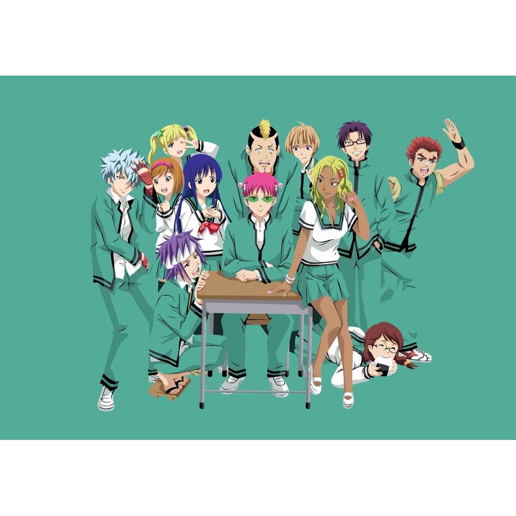 The Disastrous Life of Saiki K. Anime Poster A4 Size | Shopee Philippines