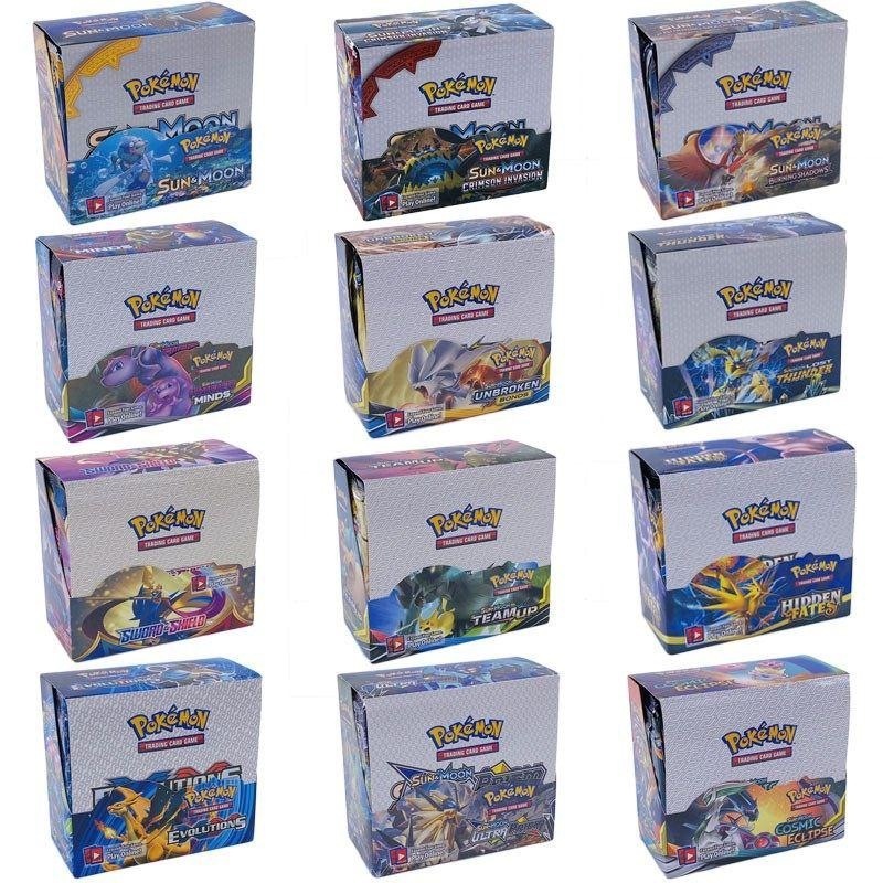 324Pcs Pokemon TCG: Sun & Moon Bonds Booster Box Trading Card Game ...