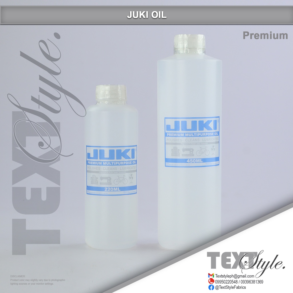 Textstyle Juki Sewing Machine Oil Premium 220ml & 450ml | Shopee ...