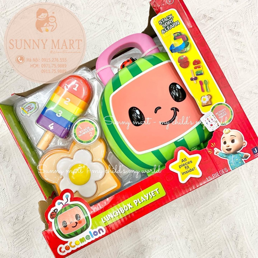 Cocomelon LUNCHBOX PLAYSET Lunch Box Toy Set | Shopee Philippines