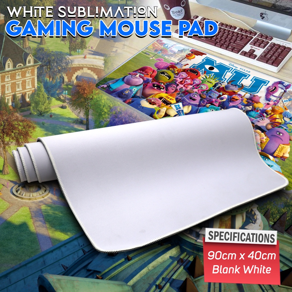 Full Sublimation Printable Extended Gaming Mouse Pad 3mm Thick | Shopee ...