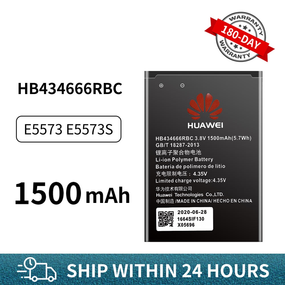 HB434666RBC Battery Replacement For Huawei Pocket Wifi 4G / LTE Wi-Fi ...