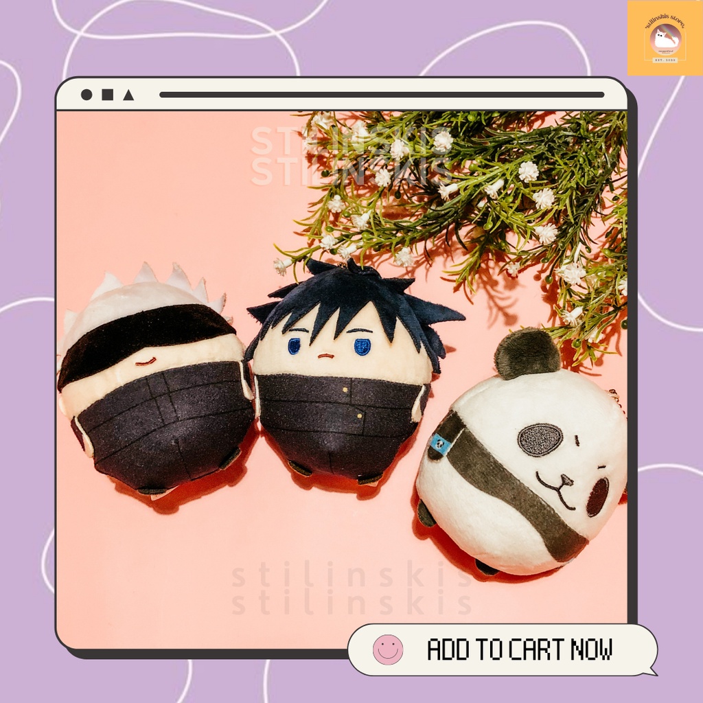 Jujutsu Kaisen Fuwakororin (S Size) Collection (Megumi / Gojo / Panda ...