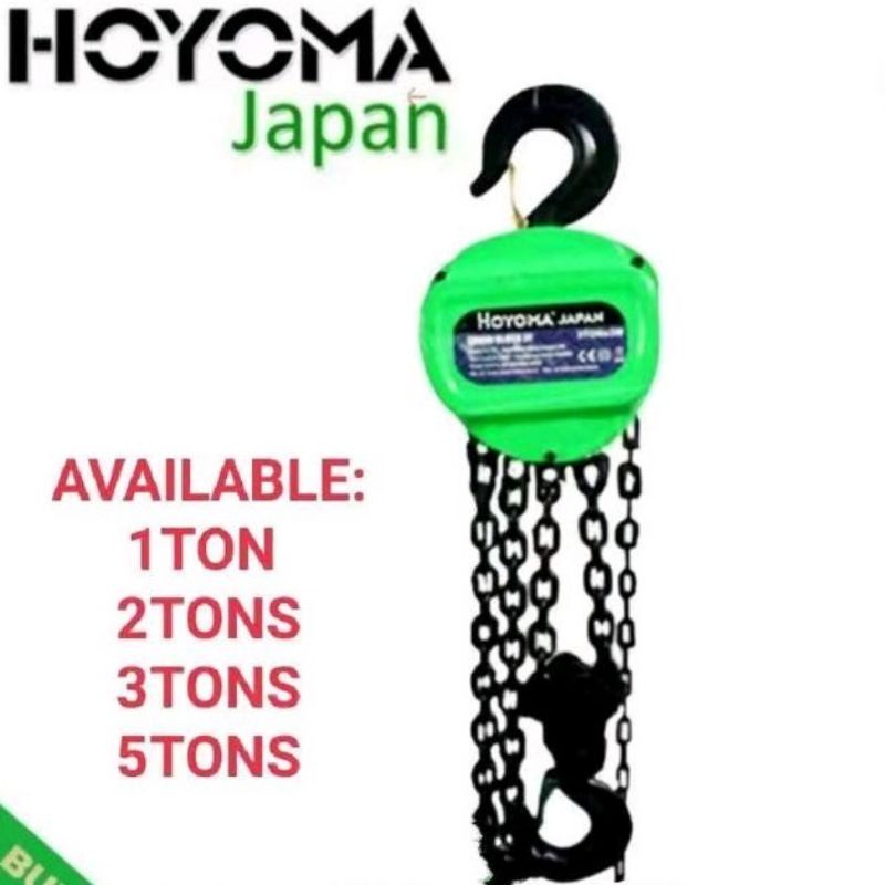 Japan chain block 1ton, 2tons, 3tons, 5,tons ) | Shopee Philippines