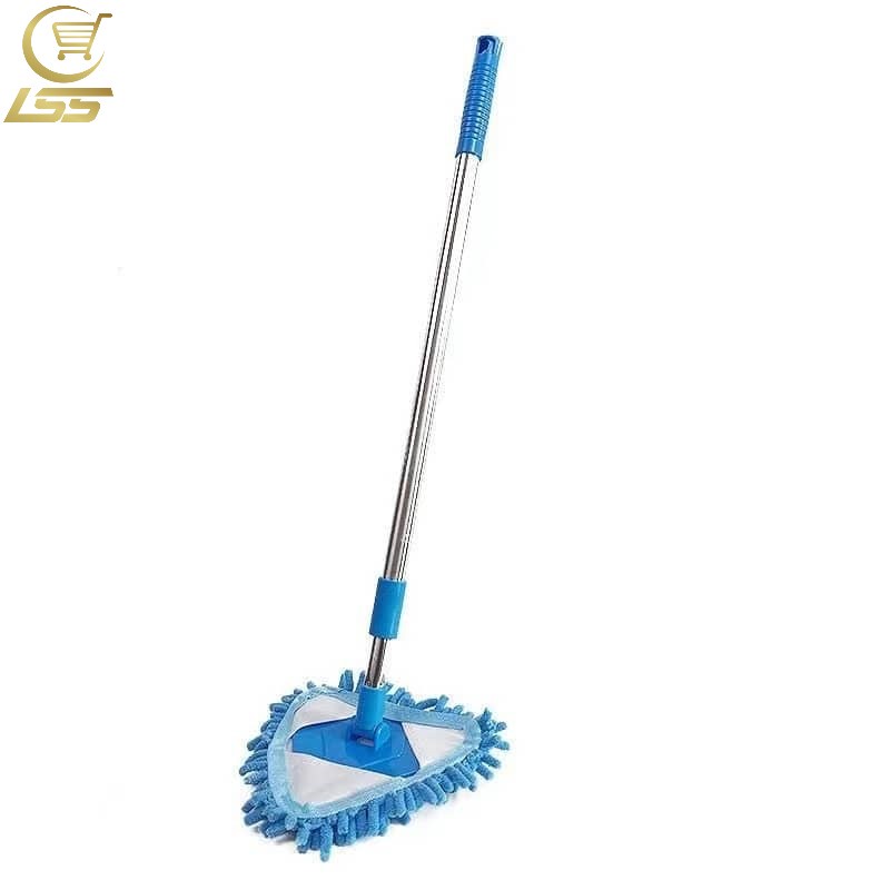 Swivel triangle mini flat rag lazy household wall mop cleaning brush ...