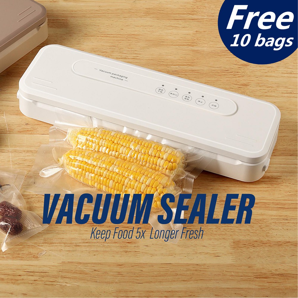 Vacuum Sealer Automatic Food Sealer Machine Electric Food Vacuum Packaging Machine | Shopee ...