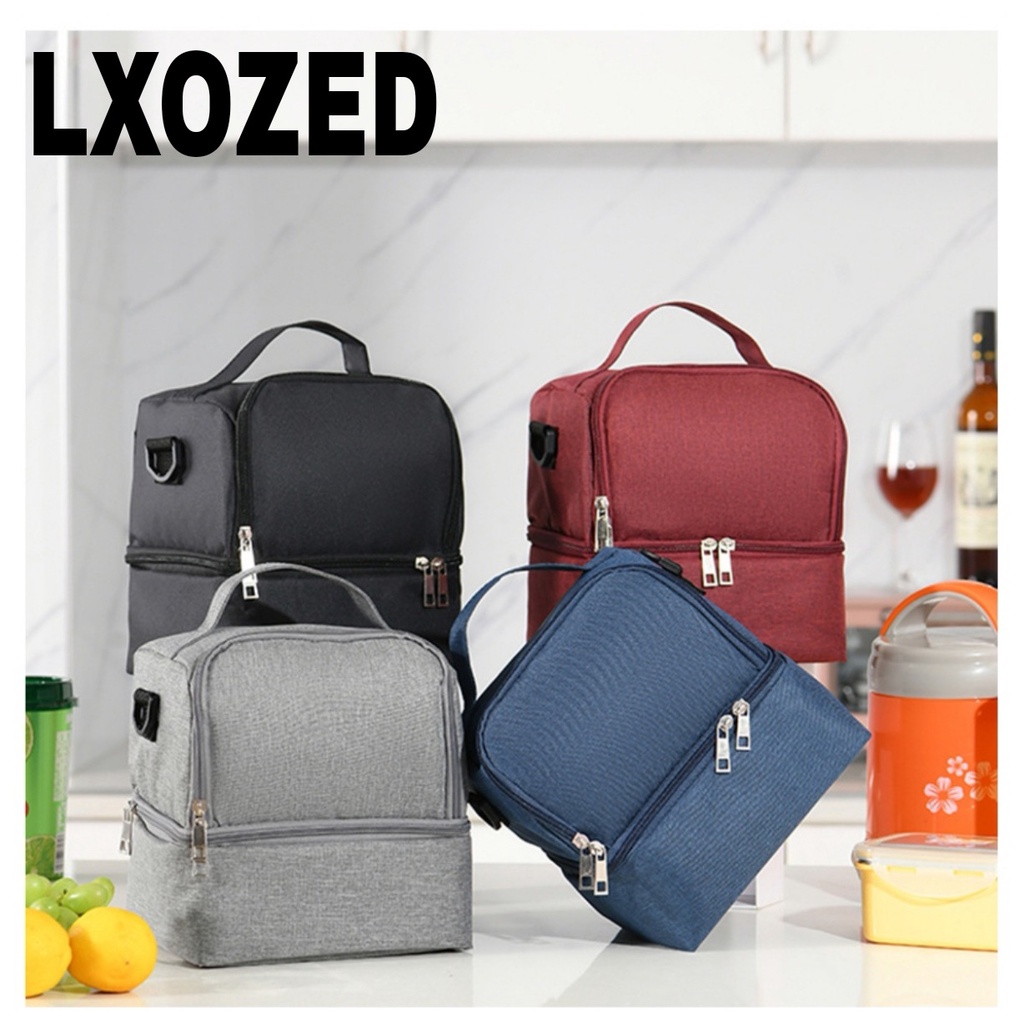Lunch Bag Men's and Women's Insulated Lunch Box Insulated Lunch Handbag ...