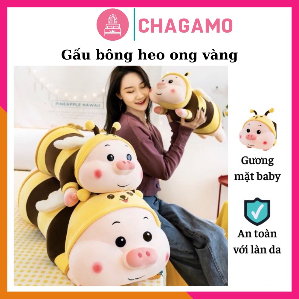Giant Yellow Bee Teddy Bear, Cosplay Golden Bee Stuffed Animal | Shopee ...