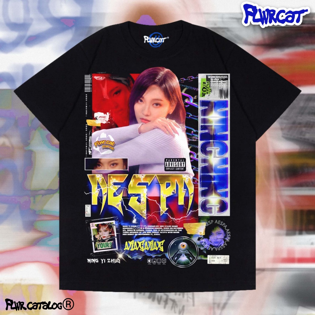 Aespa / NINGNING TEE / FLWRCAT | Shopee Philippines