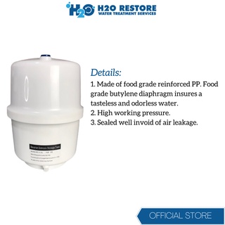 Reverse Osmosis Bladder Tank 3.2 Gallon / Pressure Tank / Storage Tank ...