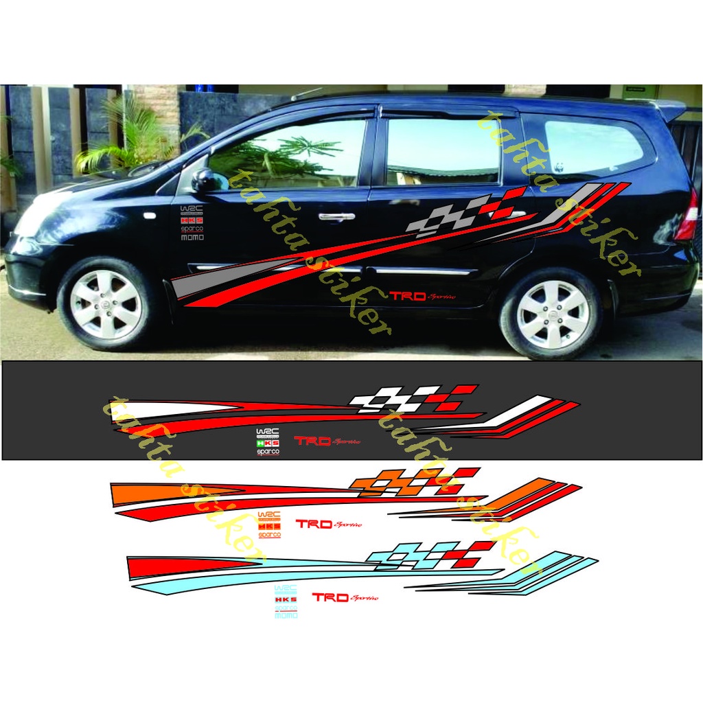 Newest INOVA STICKER Car STICKER KIJANG INOVA AVANZA LIVINA UNIVERSAL ...