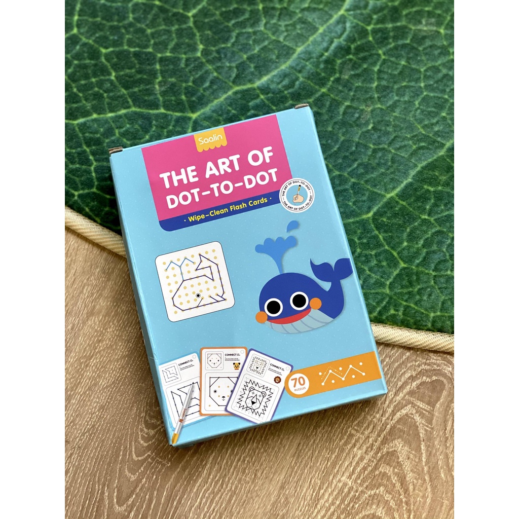 Saalin Wipe Clean The Art of Dot to Dot Children's Educational Toy ...