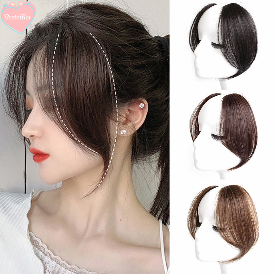 Wig Female Eight Character Bangs Wig Piece French Air Bangs BF | Shopee ...