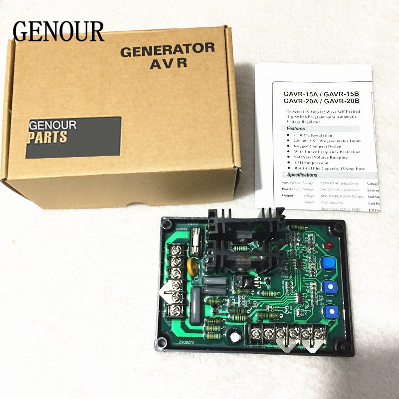 Generator GAVR-15A Universal Brushless Generator Avr 15A Voltage Stabilizer | Shopee Philippines
