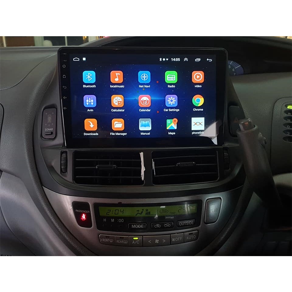TOYOTA ESTIMA ACR30 2004 ( 9 inch ) CASING ANDROID PLAYER (T0 276N ...