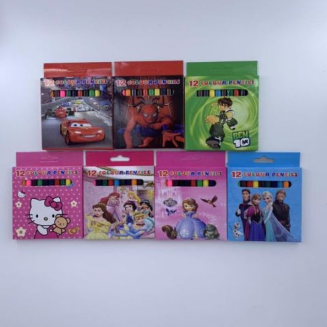 Dmw charater color pencil(12pcs)Giveaways | Shopee Philippines