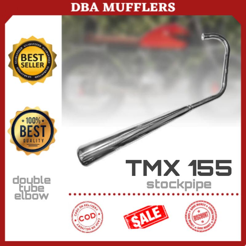 TMX 155 - Stock - Honda - Stainless - Plug and play - Muffler - Exhaust ...