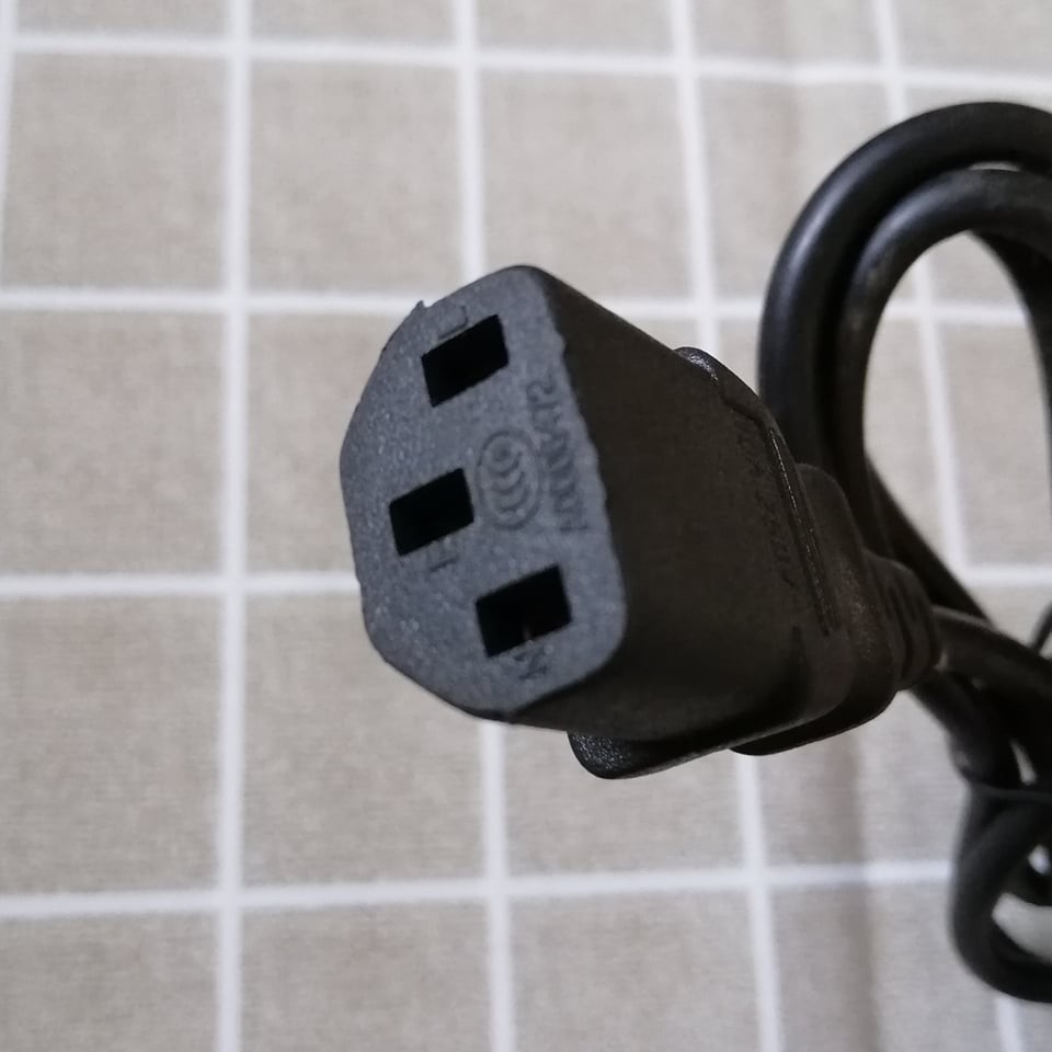 MT AC POWER CORD PLUG 1.5M 3 PIN FOR COMPUTER, RICE COOKER, MONITOR ...