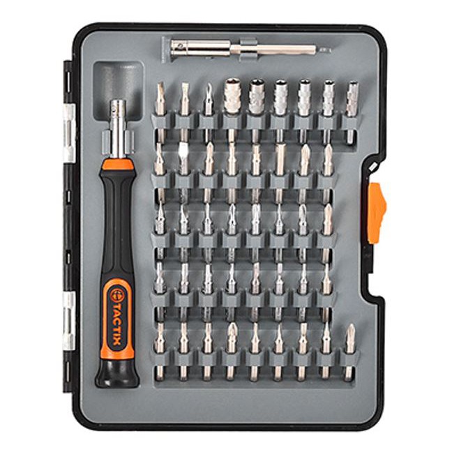 Tactix ME545601 Precision Screwdriver Bit Set 44-PC | Shopee Philippines