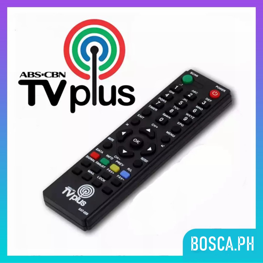 Abs-Cbn Sat-059 Tv Plus Remote Control. | Shopee Philippines