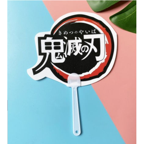 Anime Demon Slayer Kimetsu No Yaiba Kamado Tanjirou Cute Hand Fans ...